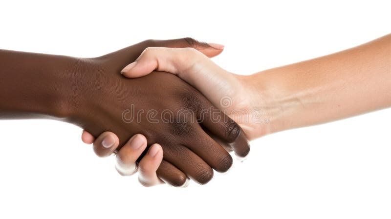Two Hands Joining Together in a Handshake, Representing Collaboration ...