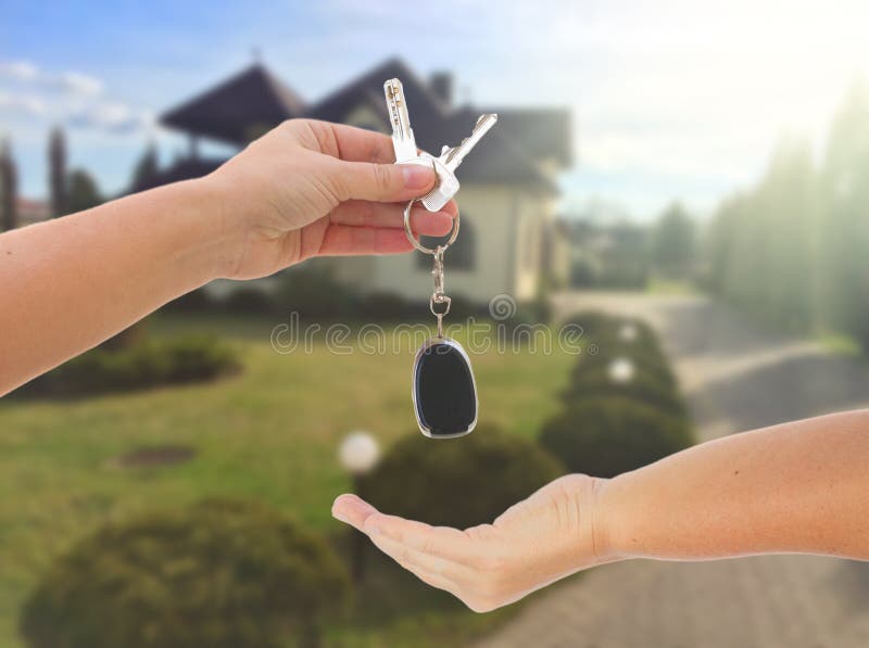 Handling Keys stock image. Image of adviser, business - 34954335