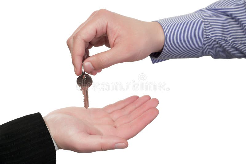 Two hands with keys stock photo. Image of confidence - 14229598