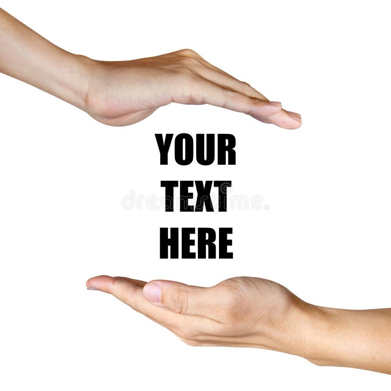 Two hands make space stock image. Image of hold, finger - 15921227