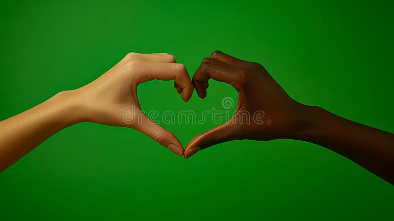 Two Hands Making a Heart Shape with Their Fingers Stock Image - Image ...