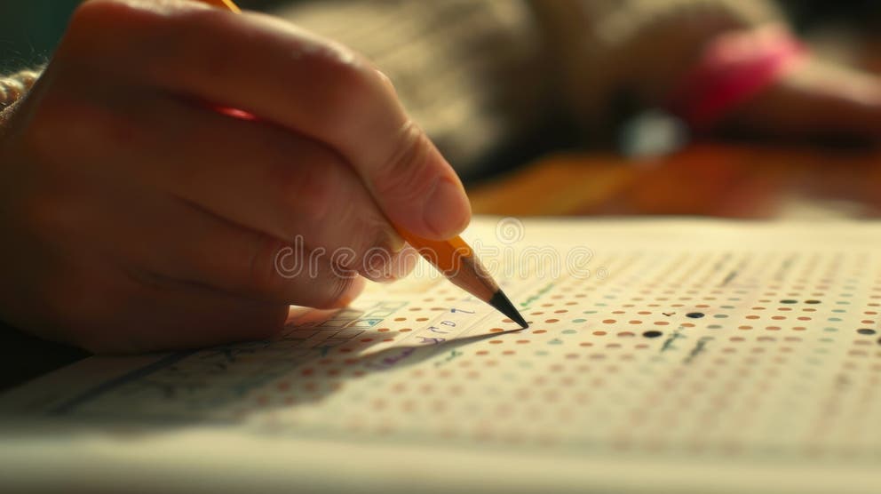 Two Hands are Marking Notes on a Musical Score with Pencils.. AI ...