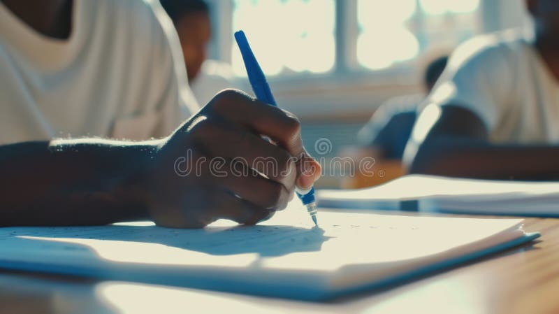 Two Hands are Marking Notes on a Musical Score with Pencils.. AI ...