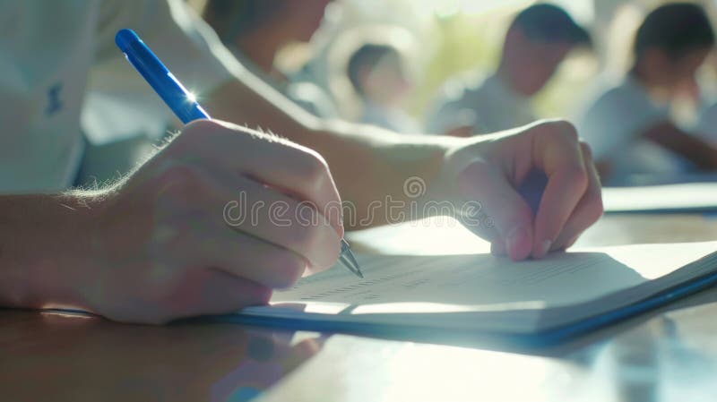 Two Hands are Marking Notes on a Musical Score with Pencils.. AI ...