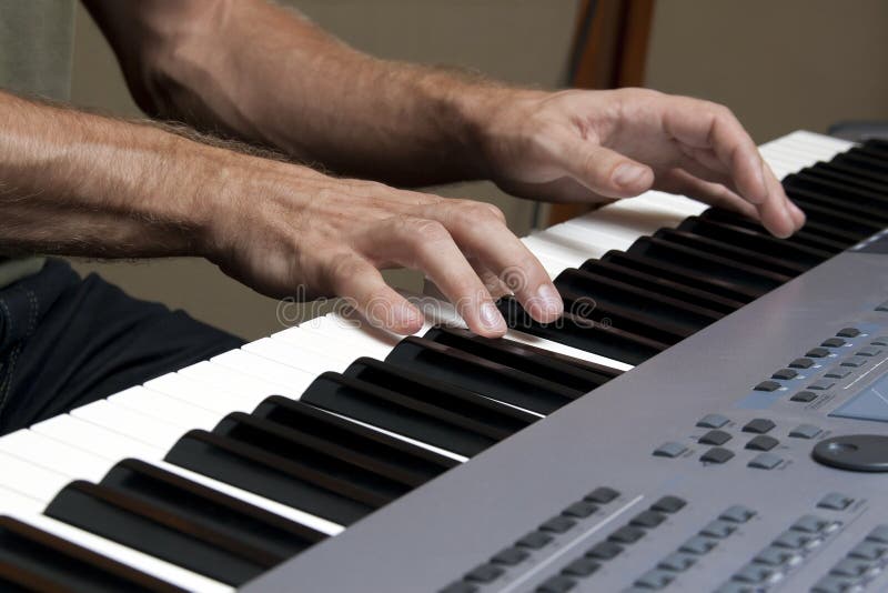 Pianist fingers playing stock photo. Image of keyboard - 57703950