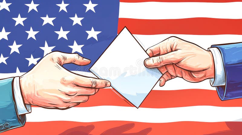 Two Hands, One Adorned with a Red Star-pattern and the Other in Blue ...