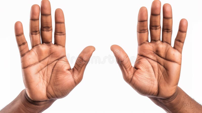 Two Hands are Open and Ready To Receive Something, AI Stock ...