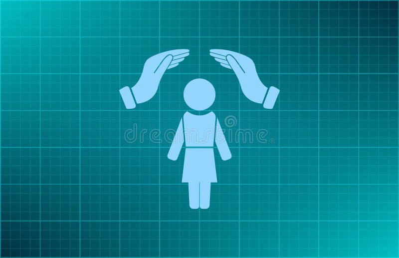 Vector Illustration Blue Background Stock Vector - Illustration of life ...