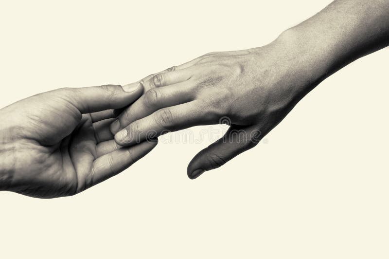 Two hands - parting stock photo. Image of friendship - 41676382