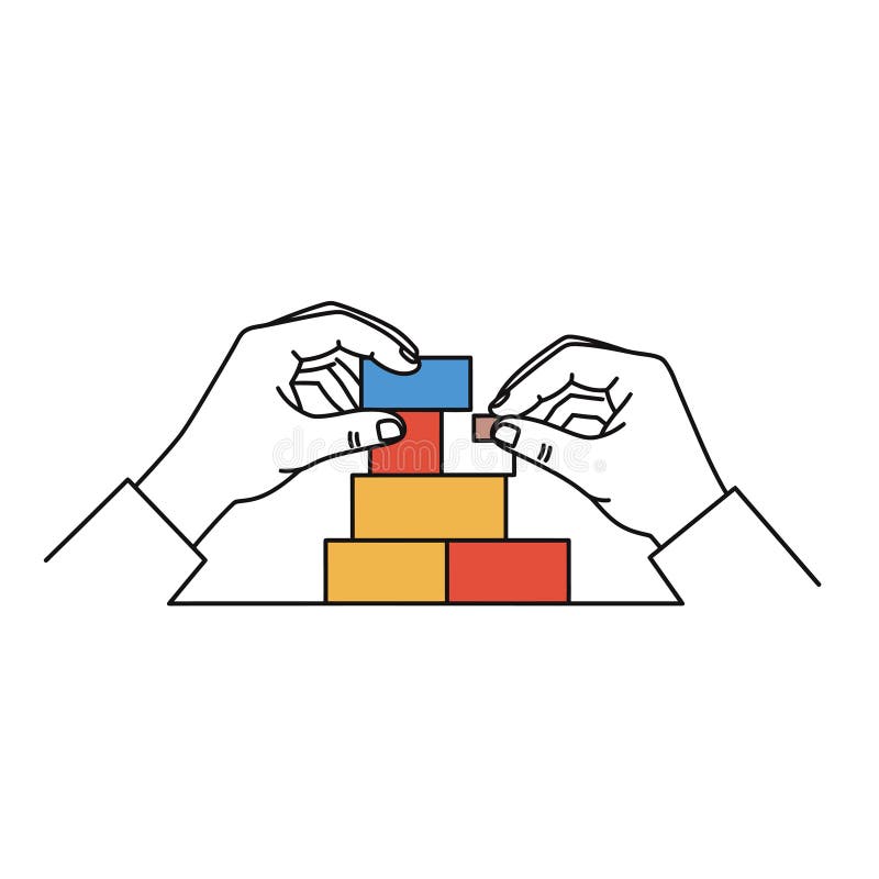 Hands on activity clipart. stock photo. Illustration of learning ...