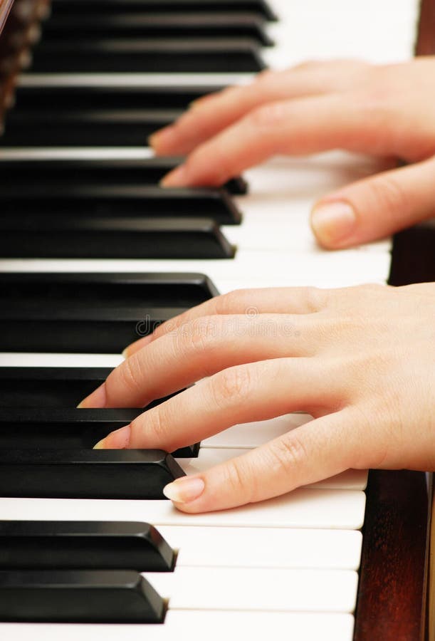 Two hands playing music stock photo. Image of human, keyboard - 2620446