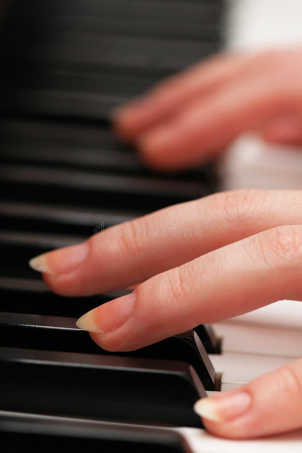 Piano hands stock photo. Image of musical, hands, keyboard - 2716604