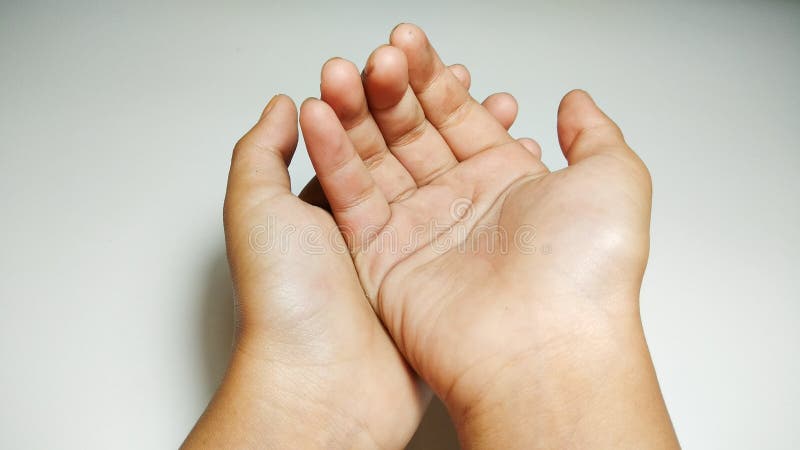 Two Hands Praying Photo Stock Stock Photo - Image of hands, hand: 94058998
