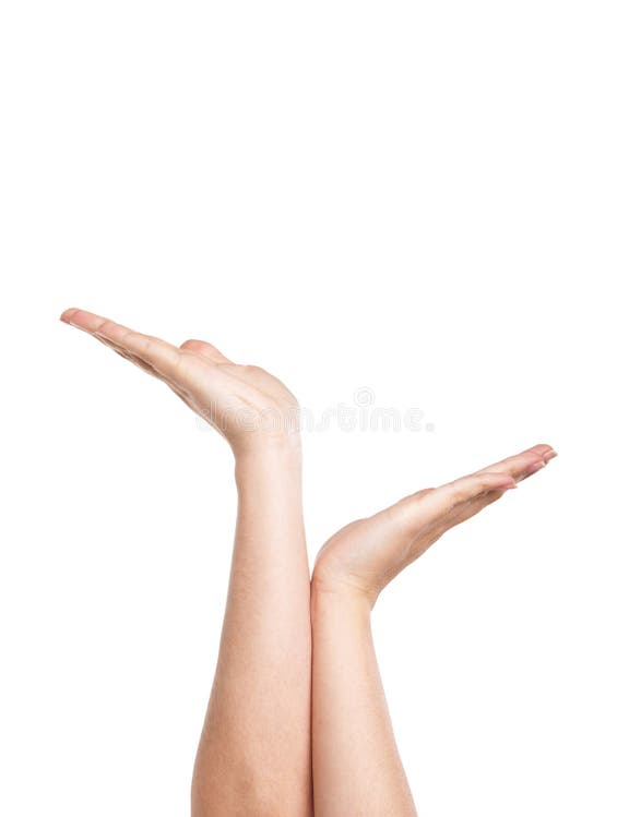 Two Hands Protecting Something Stock Photo - Image of caucasian ...