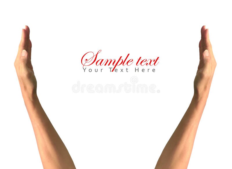 Two Hands quote text stock photo. Image of frame, partnership - 18866572