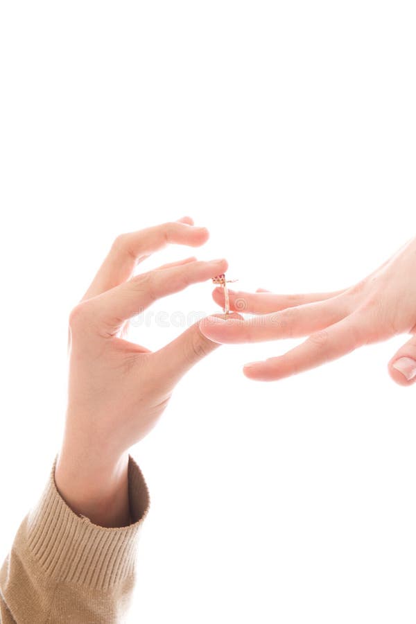 Wedding Ring And Hands Picture. Image: 4224903