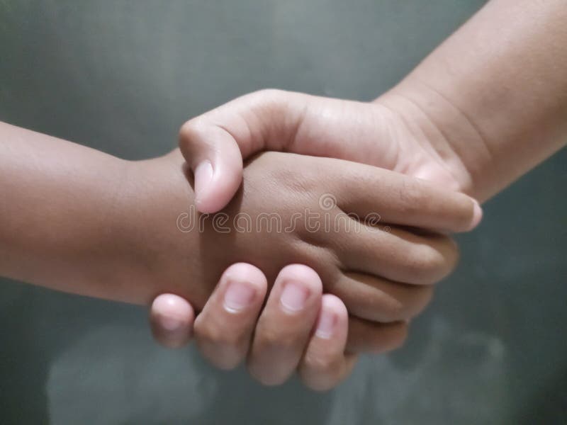 Two Hands Shaking Hands Congratulations Success Success Brown Skin ...