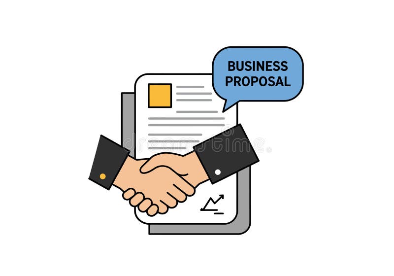 Business proposal clipart stock illustration. Illustration of project ...