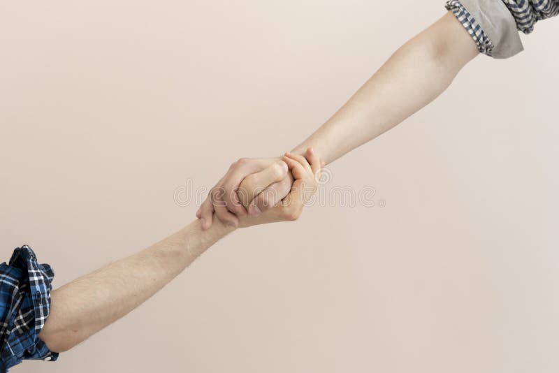 Support, Handshake and Partnership Success, Collaboration in Team ...