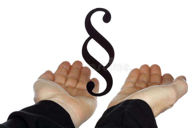 Two Hands are Taking a Paragraph Stock Photo - Image of sign, legal ...