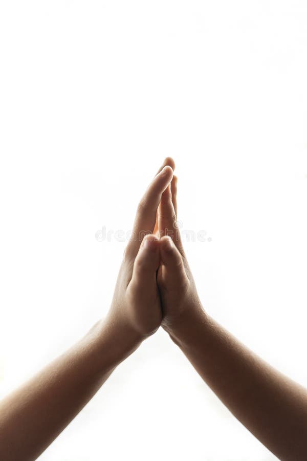 Two hands together stock photo. Image of perspective - 182980116