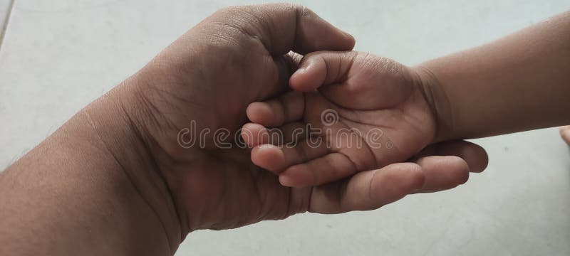 Two Hands of Two Generations. Stock Photo - Image of baby, muscle ...