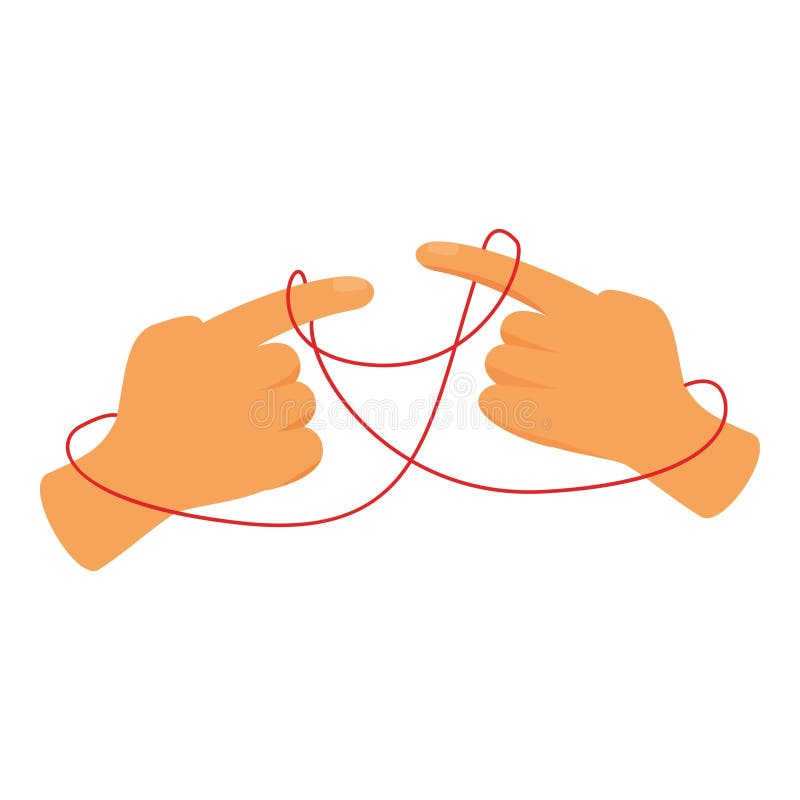 Two Hands Tying Red String of Fate Together, Love and Relationship ...