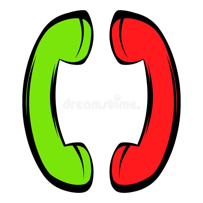 Handset with Speech Bubbles Icon, Flat Style Stock Illustration ... Handset with Speech Bubbles Icon, Flat Style Stock Illustration ...
