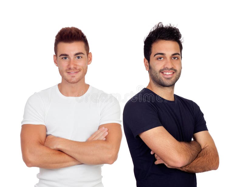 Four handsome full men stock photo. Image of happy, beautiful - 112015482