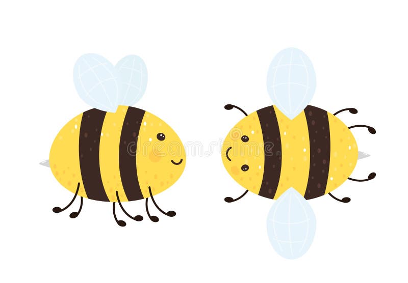 Happy bees and beehive stock vector. Illustration of pattern - 46821761