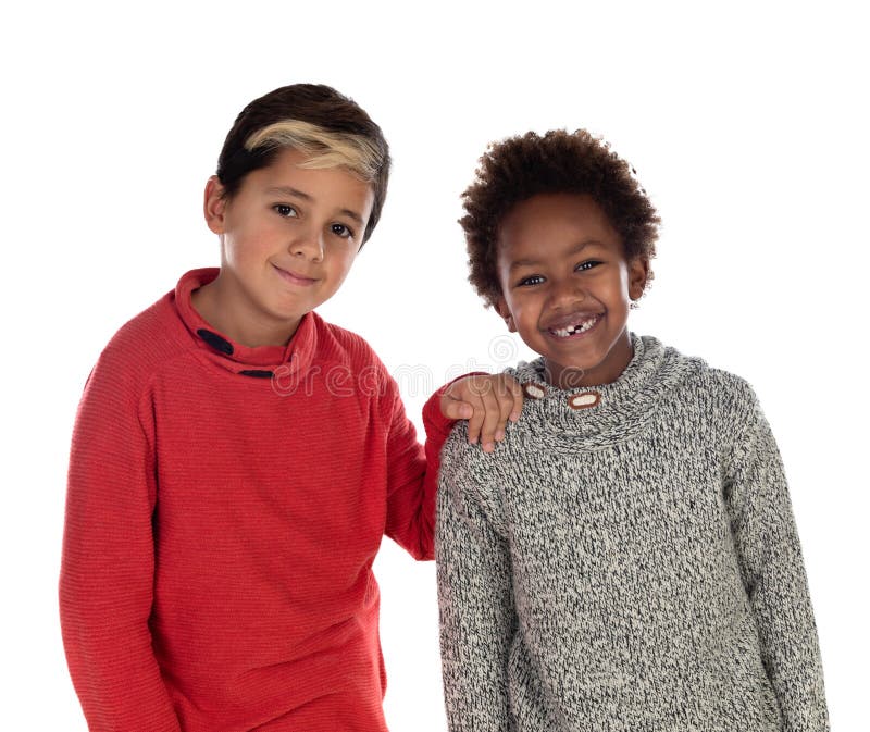 Two happy brothers stock image. Image of childhood, friendship - 136079295