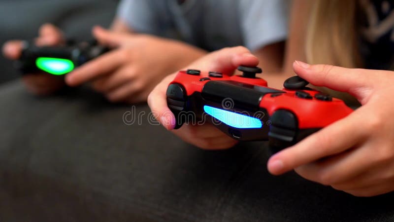 Children Playing Video Games Stock Image - Image of friends, childhood ... Children Playing Video Games Stock Image - Image of friends, childhood ...