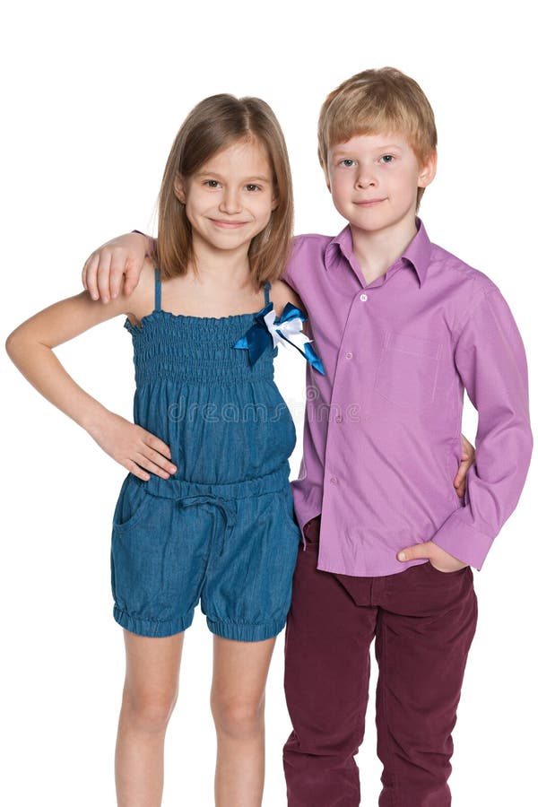 Two happy children stock photo. Image of smiling, caucasian - 41922248