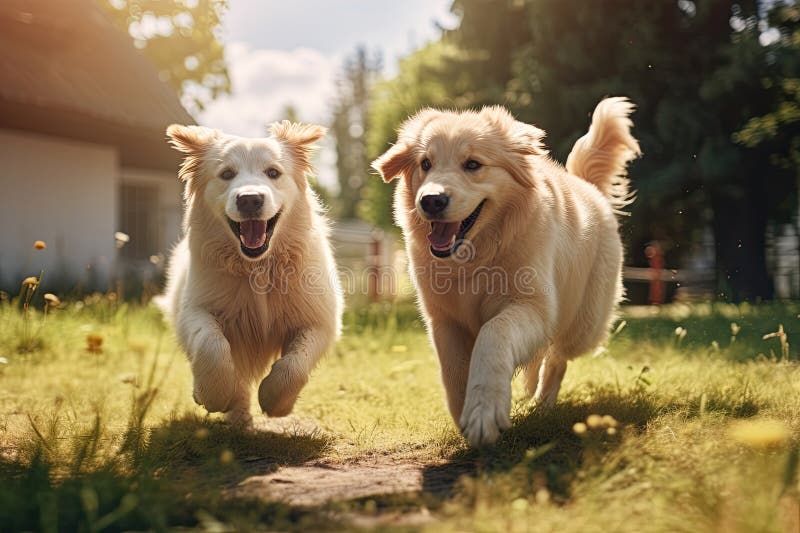 Dogs stock illustration. Illustration of playful, animal - 346283846