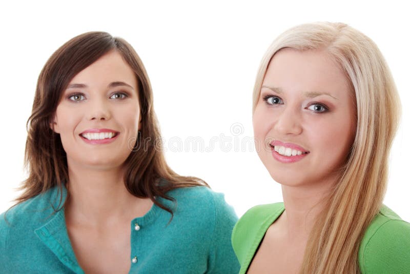 Two happy girls stock photo. Image of joyful, modern - 16211858