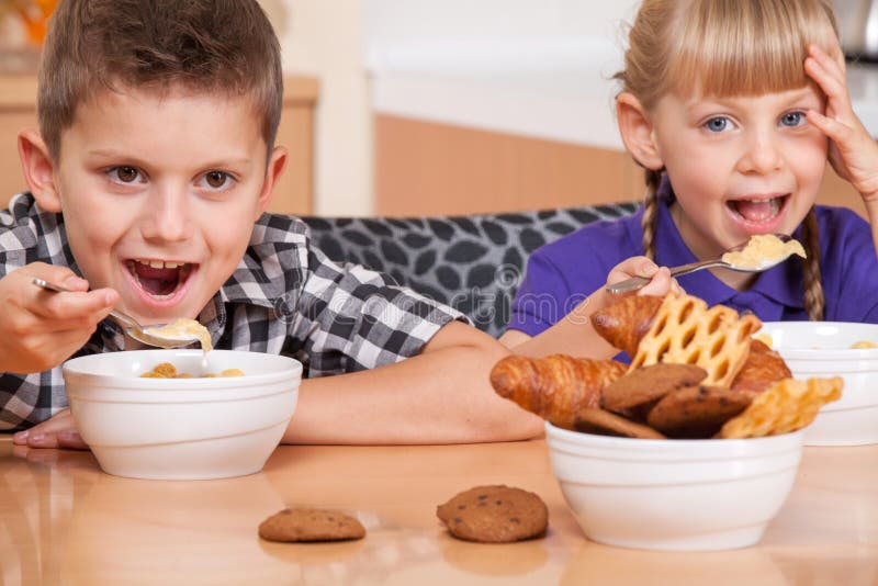 Two happy kids stock image. Image of little, expression - 34140053