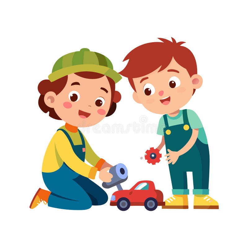 Kids Playing with Toy Car: Engineering, Learning, and Teamwork ...