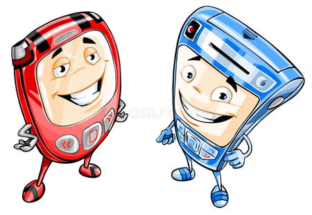 Cartoon Cell Phones Stock Illustrations – 1,045 Cartoon Cell Phones ...