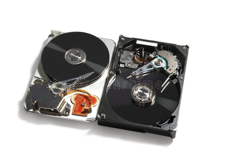Two hard disk stock photo. Image of storage, recovery - 29134220