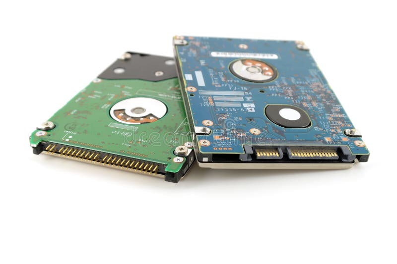 Two hard drives (HDD) stock image. Image of communication - 27253205