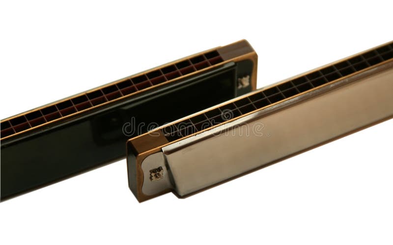 Harmonica stock image. Image of instrument, close, white - 163041