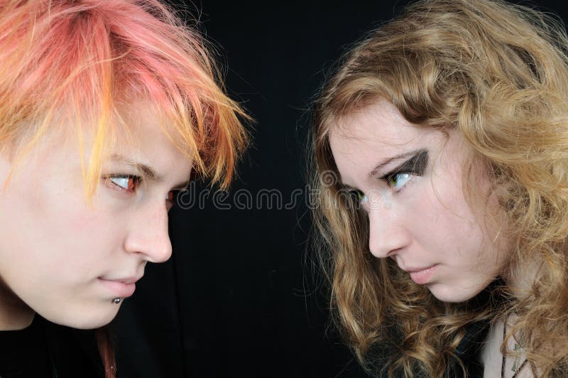 Crying gothic girl stock image. Image of beautiful, white - 5780105