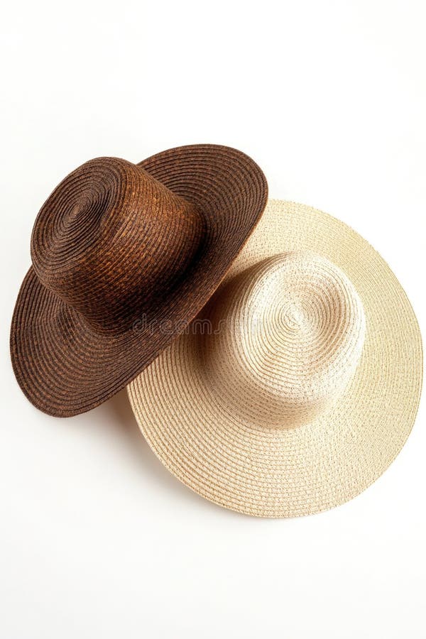 Two Hats Stacked on Top of Each Other, Possibly As a Decorative Display ...