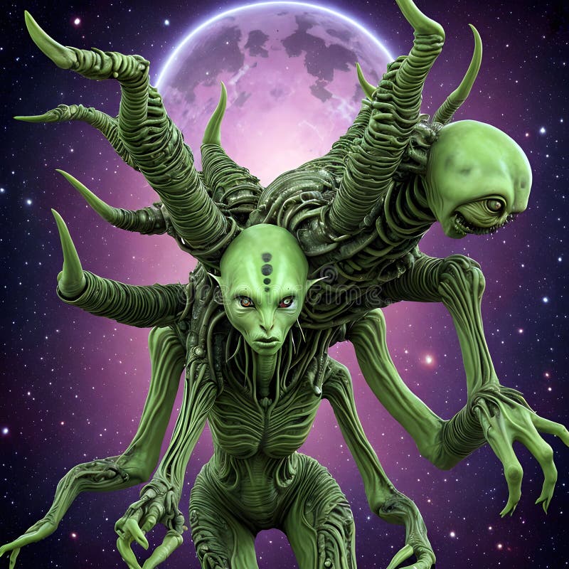 Two Headed Alien Stock Illustrations – 8 Two Headed Alien Stock ...