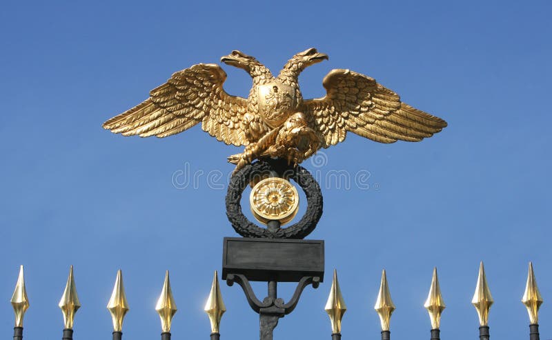 Two-headed eagle stock image. Image of empire, majestic - 11099161