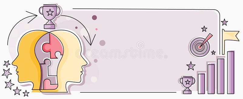 Two Heads Connected with Puzzle Showing Solving Problems and Sharing ...