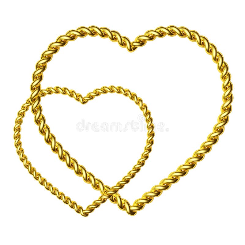 Two hearts stock illustration. Illustration of group - 18564454