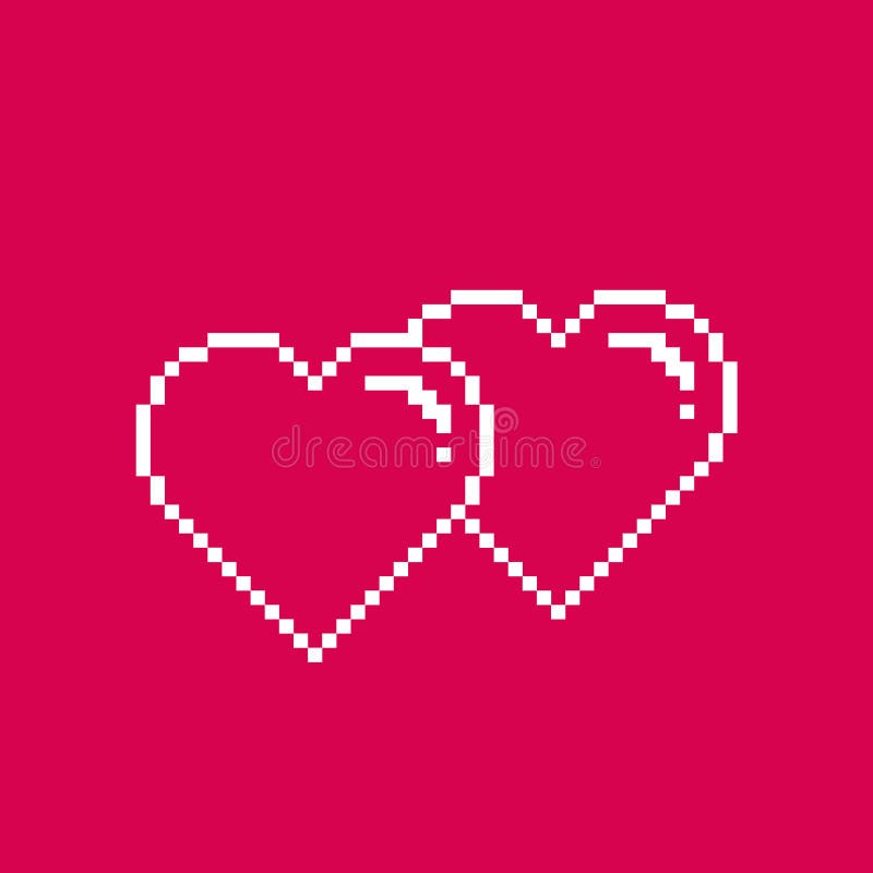 Pixel Art Hearts Health Stock Illustrations – 244 Pixel Art Hearts ...
