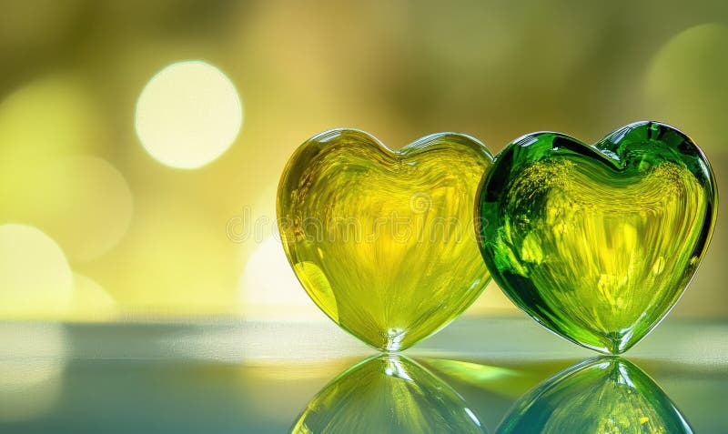 Two hearts are on a table stock photo. Image of love - 349213496