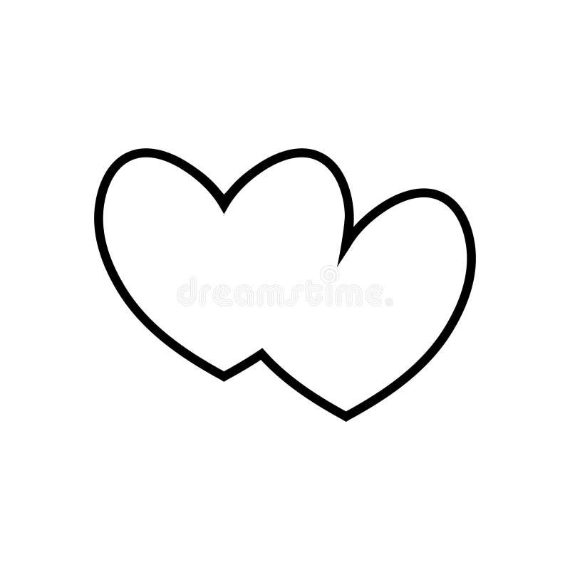 Two Hearts Transparent Stock Illustrations – 634 Two Hearts Transparent ...